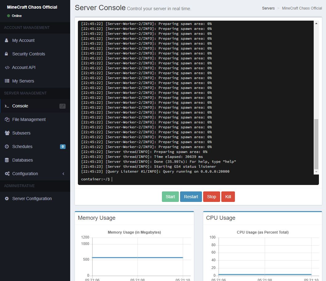 Game Server Hosting - ChaosVoid.com